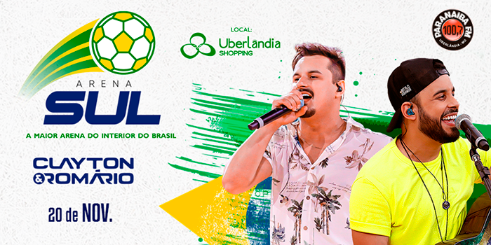 Arena Sul - Clayton e Romário - Duoticket