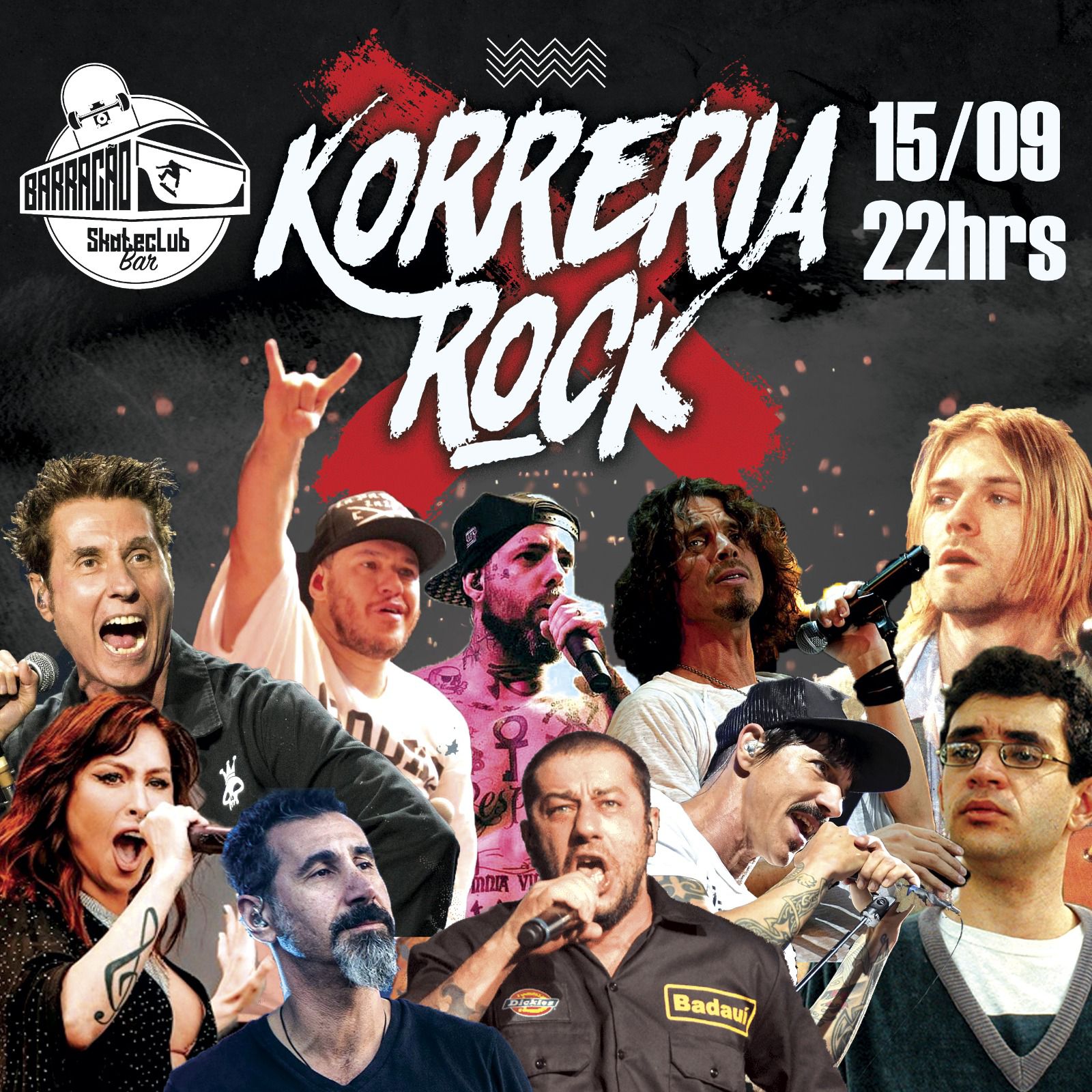 Korreria Rock-Especial Rock anos 90/2000 - Duoticket